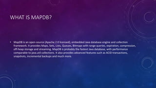 Map db | PPTX