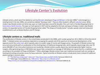 Lifestyle Centers | PPTX