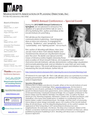 Anthony Flint Flyer | PDF