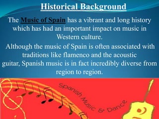 Genres Of Music During Spanish Time | PPTX