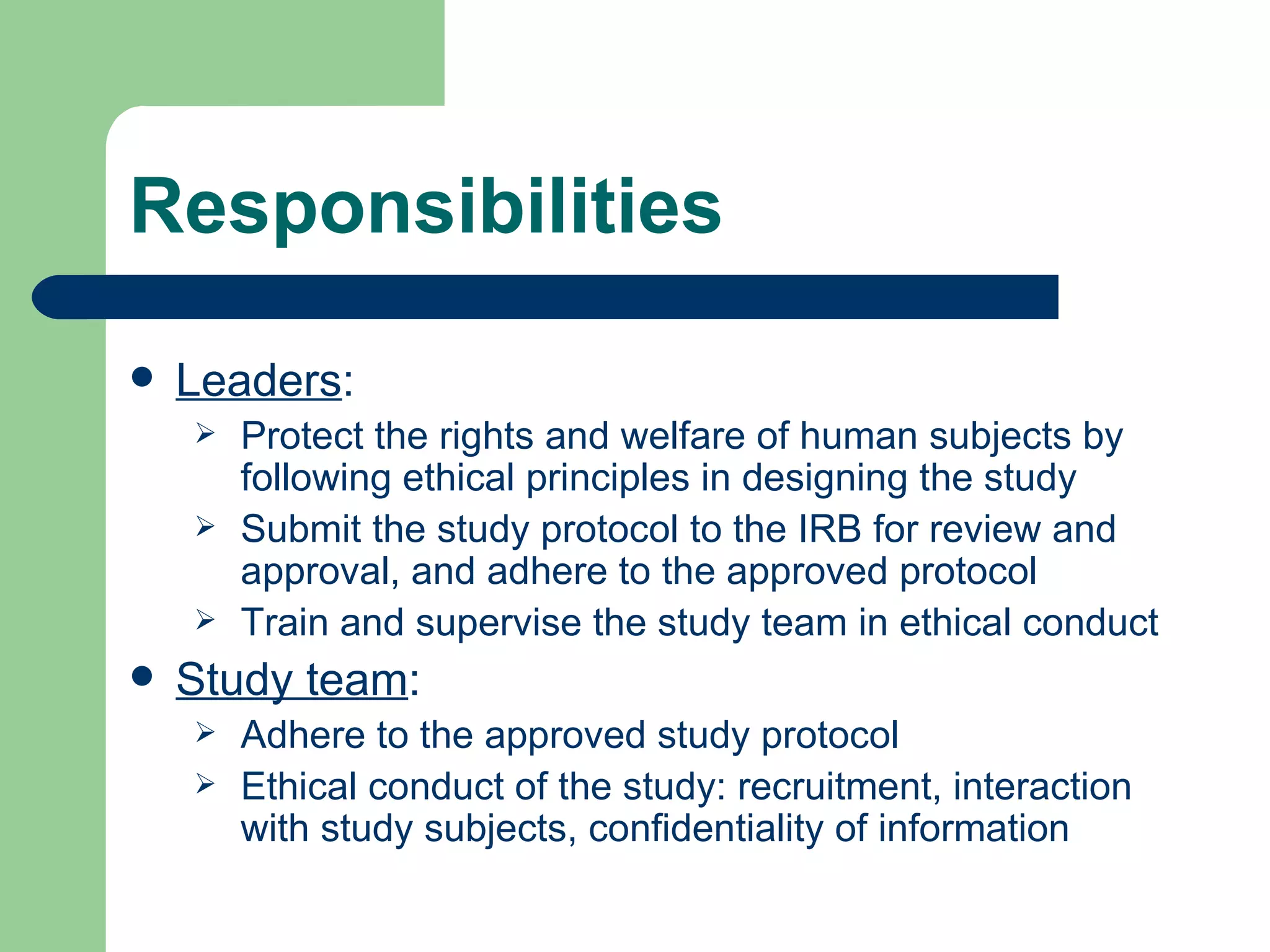 Mapedir trainer slides session4 research ethics training_pp95-2003 | PPT