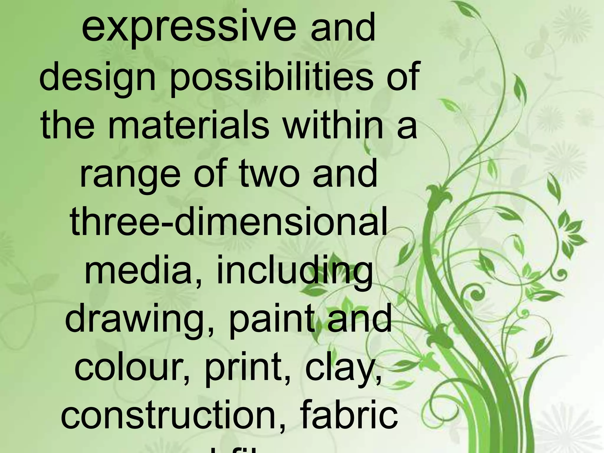 Objective of Art Education | PPTX