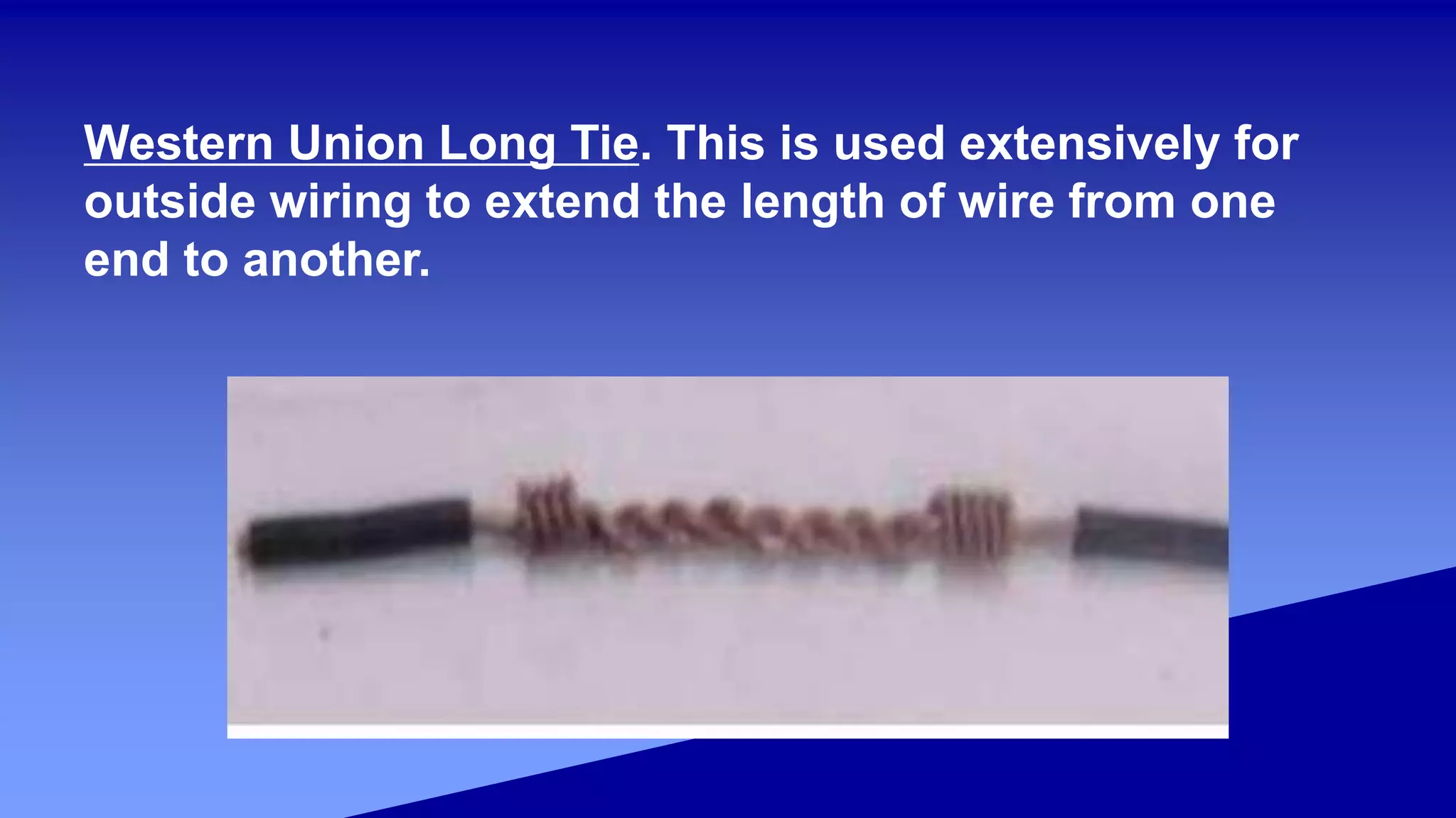 Common Wire Splices And Joints | PPTX
