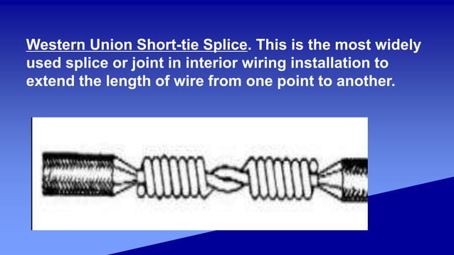 Common Wire Splices And Joints | PPTX