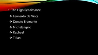 Mapeh 9 lesson 1 art of the rennaisance. | PPTX