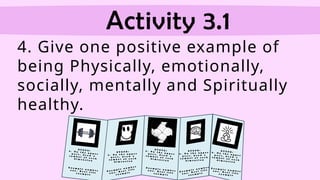 MAPEH - Holistic health (Physical, mental, spiritual, emotional, social ...