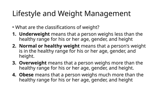 MAPEH BMI PowerPoint Presentation-111111 | PPT