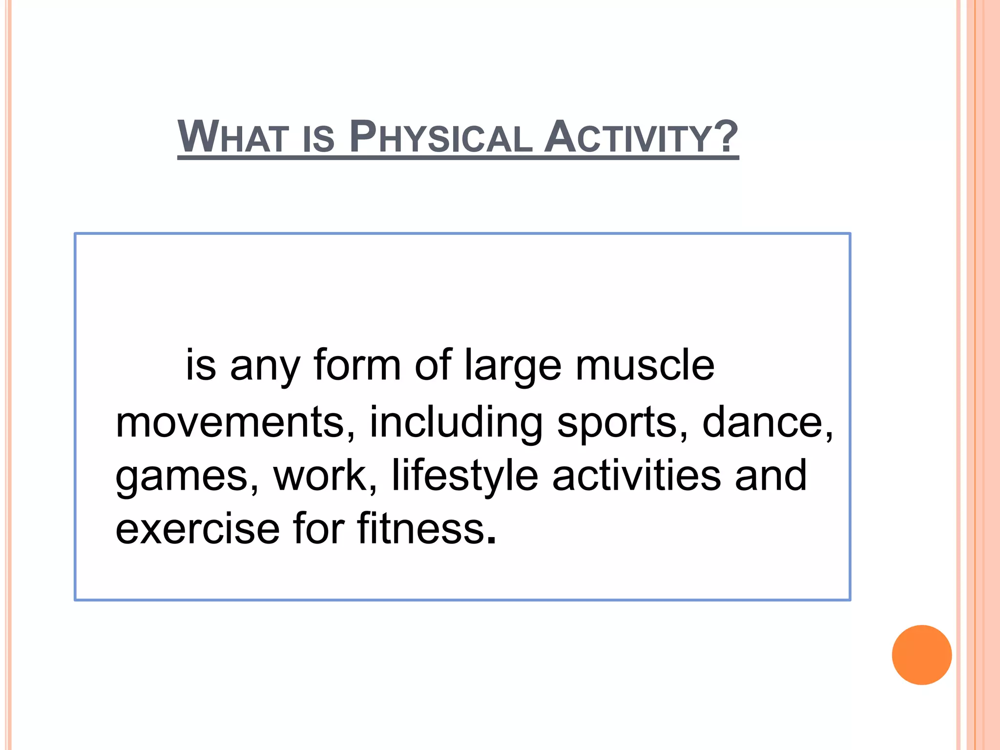 Principles of Physical Activity | PPTX