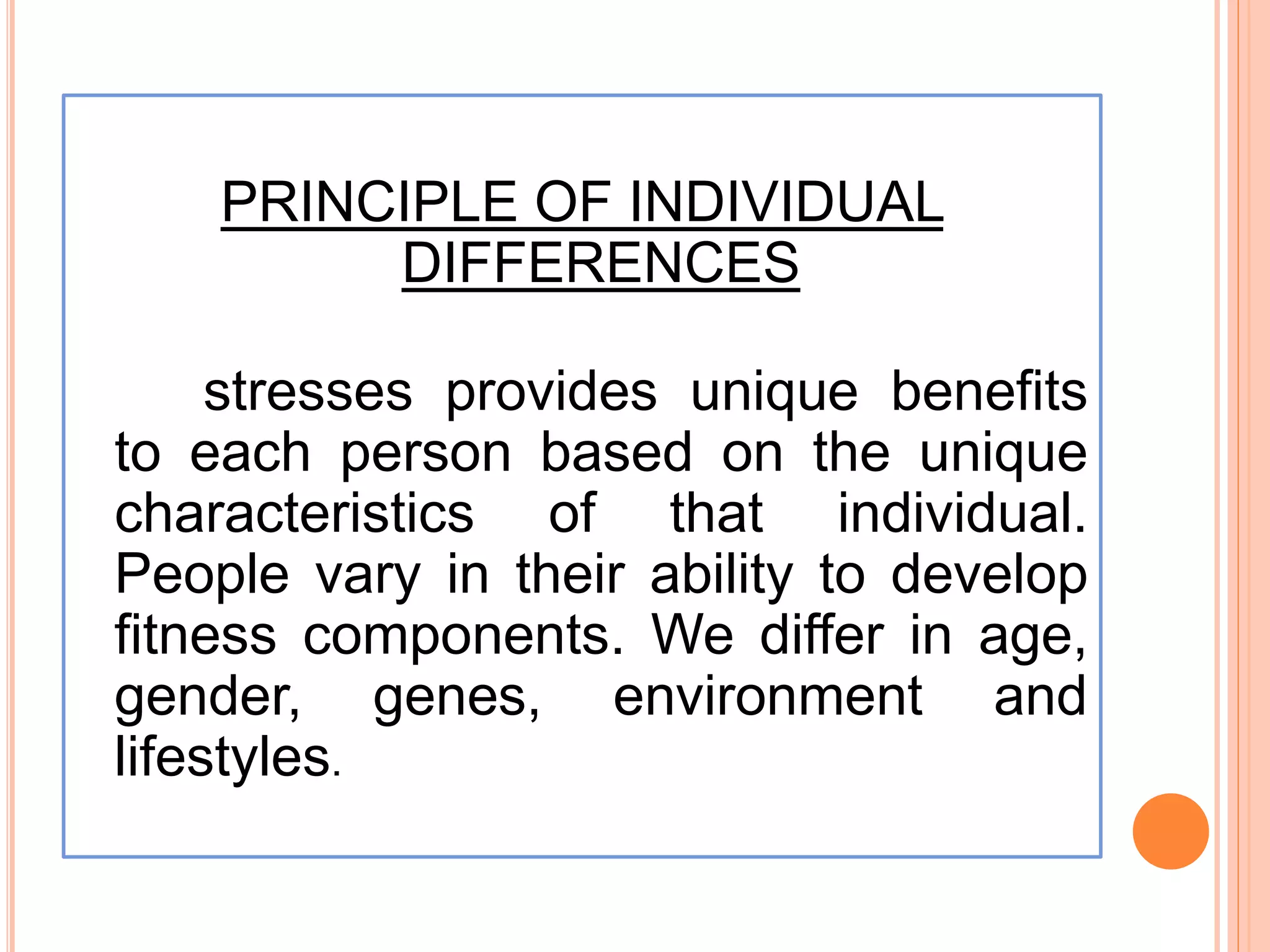 Principles of Physical Activity | PPTX