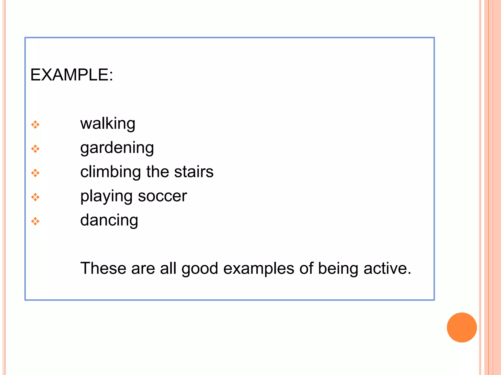 Principles of Physical Activity | PPTX