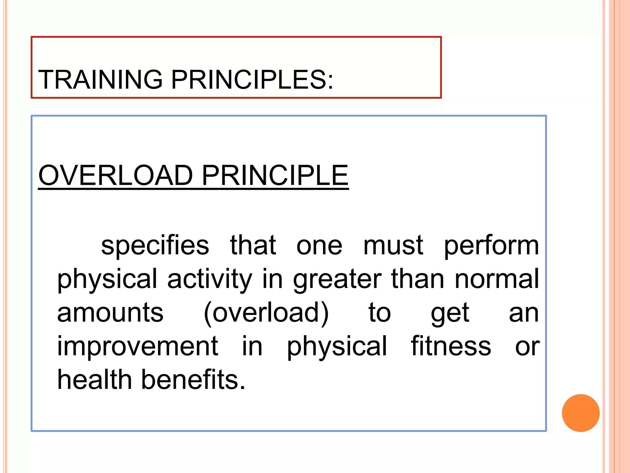 Principles of Physical Activity | PPTX