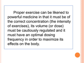 Principles of Physical Activity | PPTX
