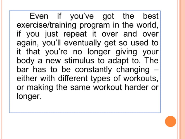 Principles of Physical Activity | PPTX | Running and Jogging | Fitness ...