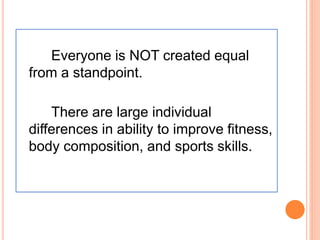 Principles of Physical Activity | PPTX