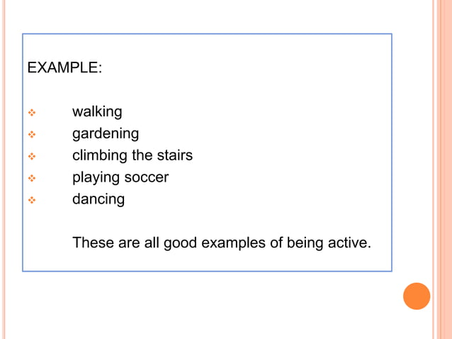 Principles of Physical Activity | PPTX | Running and Jogging | Fitness ...