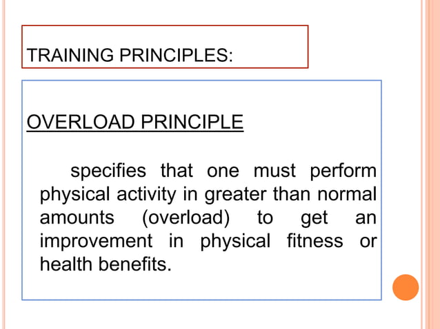 Principles of Physical Activity | PPTX | Running and Jogging | Fitness ...