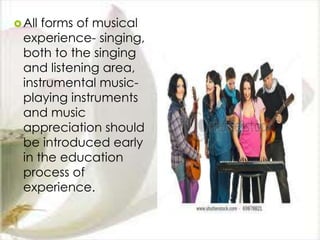 What is music and its objectives? | PPTX