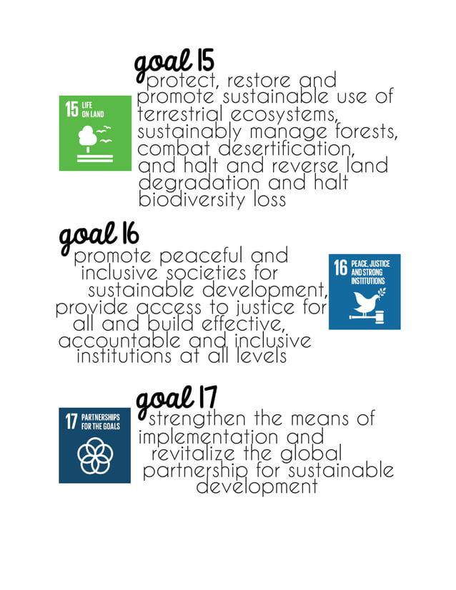 Mapeh 10 - 17 Developmental Goals | PDF | Environmental Services ...