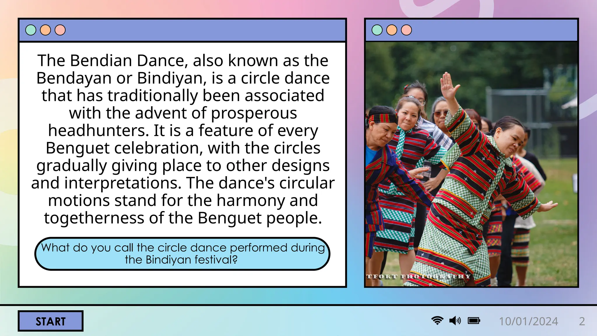 MAPEH 2nd Quarter BENDIAN DANCE IN BENGUET.pptx