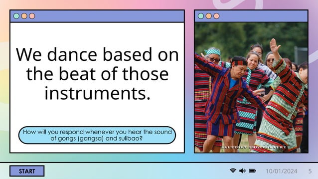 MAPEH 2nd Quarter BENDIAN DANCE IN BENGUET.pptx | Dance | Fine Art