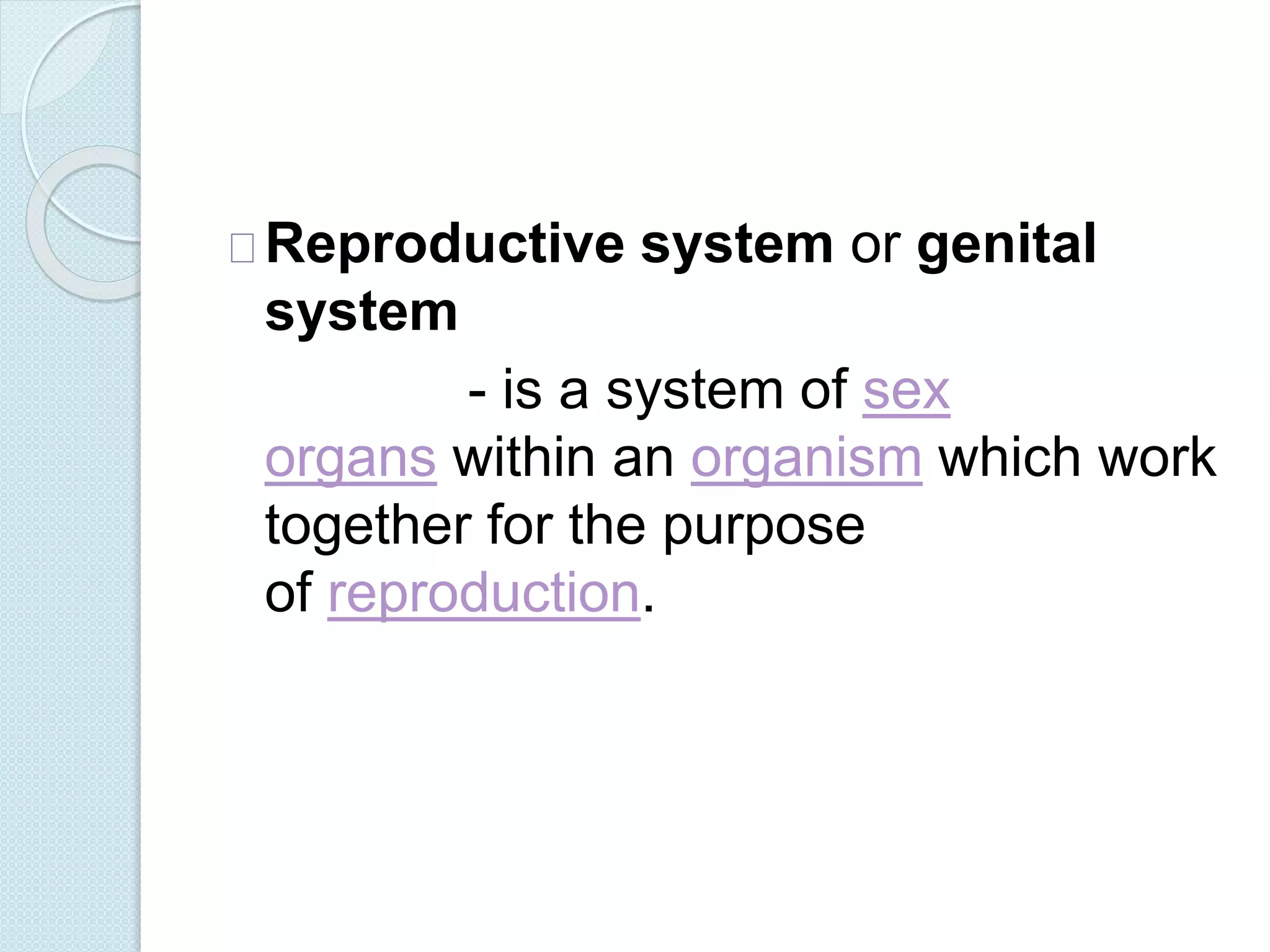 Mapeh 5 "The Reproductive System" | PPTX