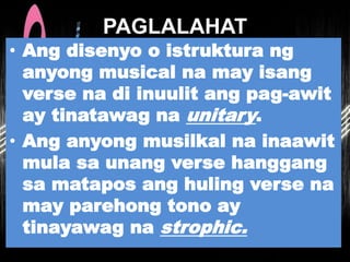 MAPEH 5 - MUSIC PPT Q3 - Aralin 1 - Disenyo O Istruktura Ng Anyong ...