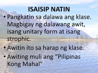 MAPEH 5 - MUSIC PPT Q3 - Aralin 1 - Disenyo O Istruktura Ng Anyong ...