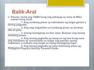 MAPEH 5-P.E Safety Precautions.pptx