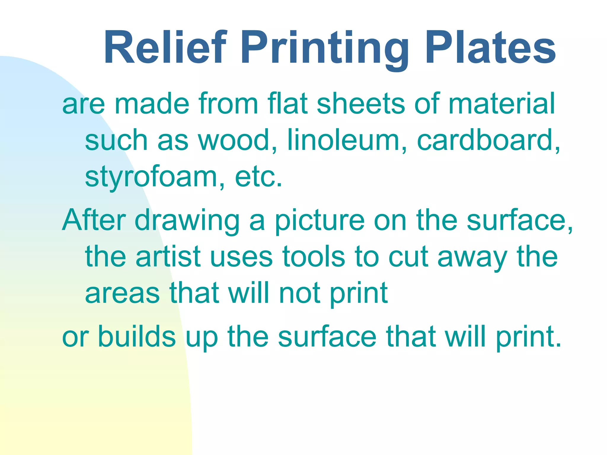 MAPEH 6 - ARTS PPT Q3 - Printmaking Types.ppt