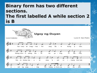 MAPEH 6 - MUSIC PPT Q3 W2 - Structure of Musical Form.pptx