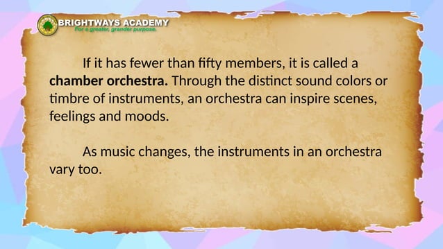 Mapeh 6 Music - Instruments of the Orchestra.pptx