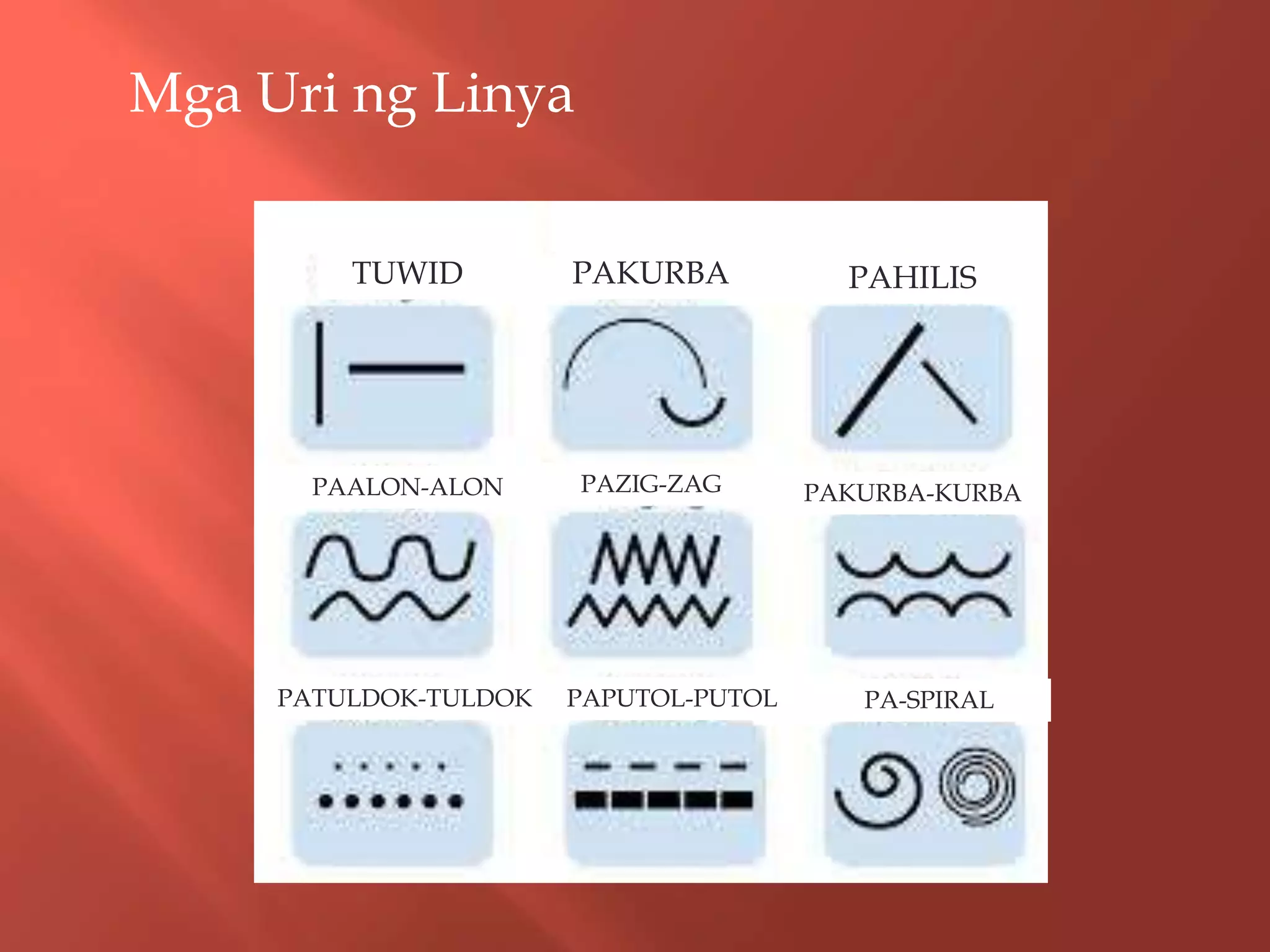 MAPEH 6 PPT Q3 - ARTS - Aralin 2 - Contrast ng Pakurba at Tuwid na Linya.pptx