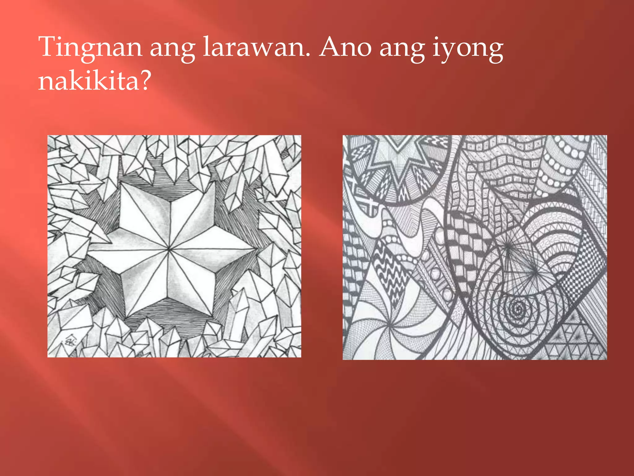 MAPEH 6 PPT Q3 - ARTS - Aralin 2 - Contrast ng Pakurba at Tuwid na ...