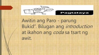 MAPEH 6 PPT Q3 - MUSIC - Aralin 1 - Ang Introduction at Coda ng isang ...