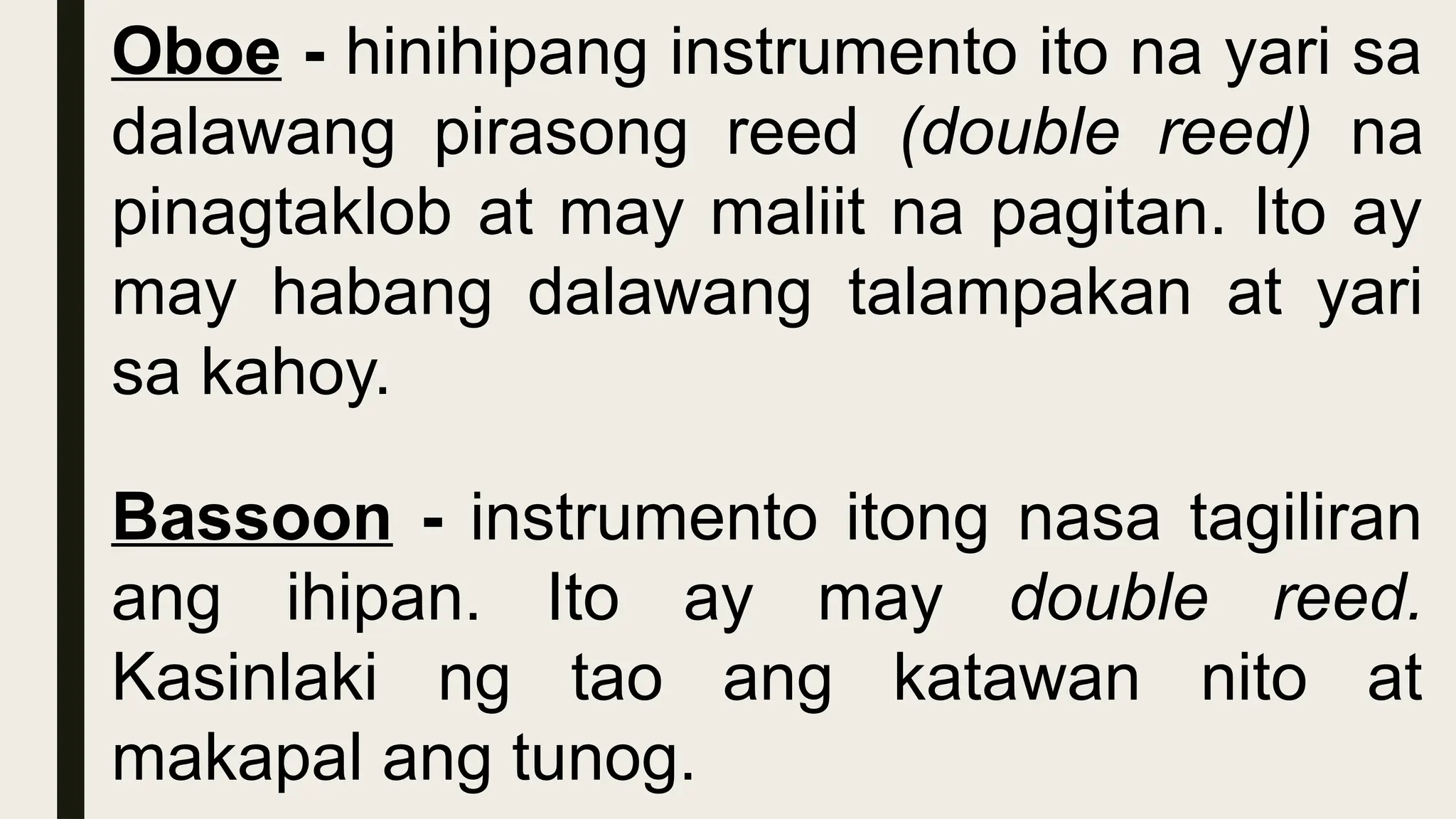 MAPEH 6 PPT Q3 - MUSIC - Musical Instruments Part 1.pptx