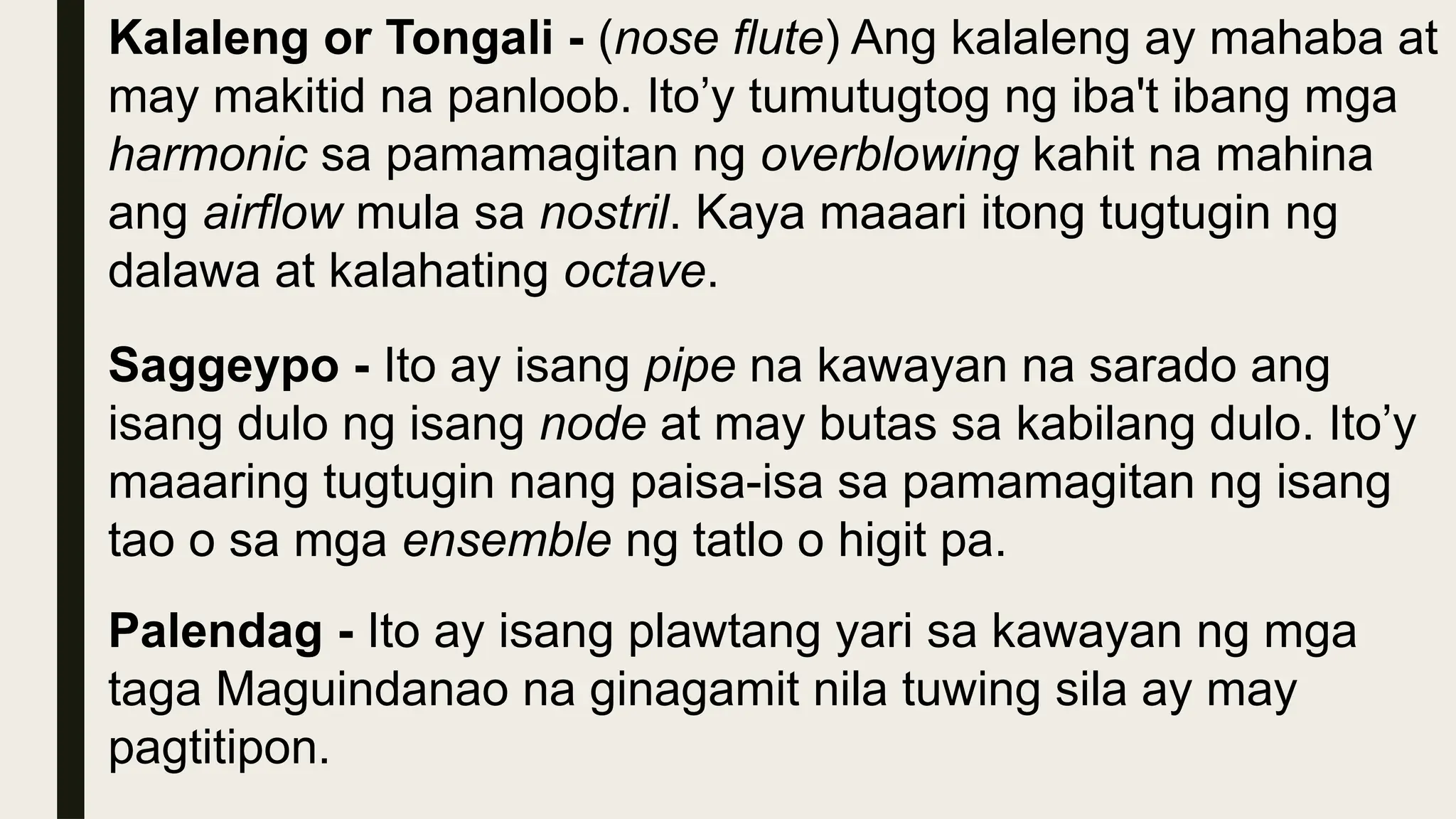 MAPEH 6 PPT Q3 - MUSIC - Musical Instruments Part 1.pptx