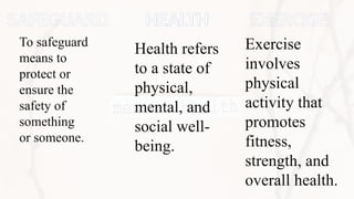 MAPEH 7-Mental health and safeguarding pptx | PPTX