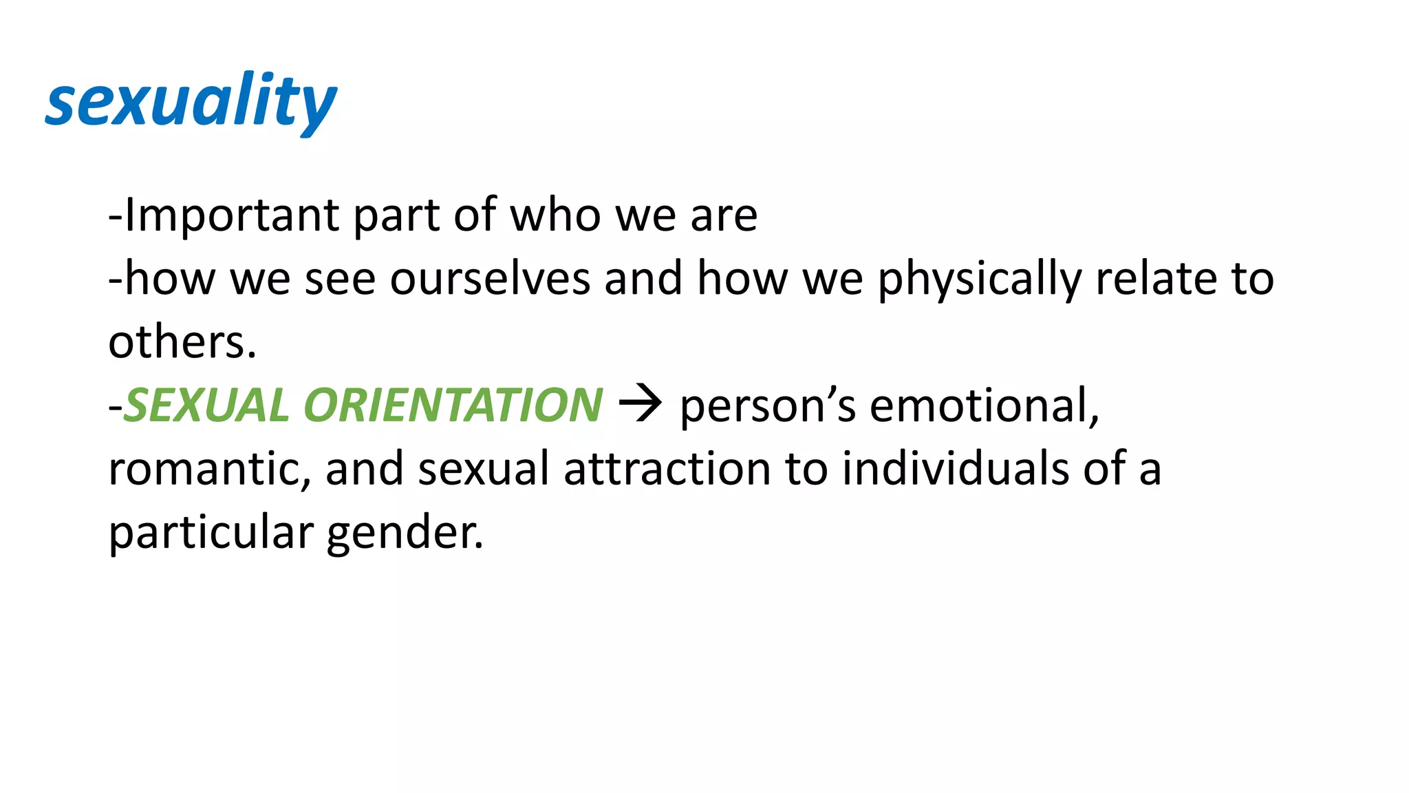 MAPEH-HEALTH-SEXUALITY EDUCATION | PPTX