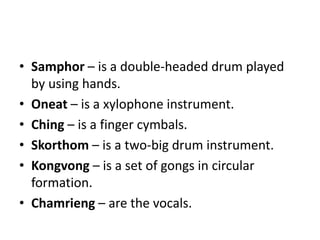 Mapeh 8 music cambodia & myanmar | PPTX