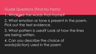 ENGLISH 7 POETRY: IMAGERY AND DESCRIPTION ppt.pptx
