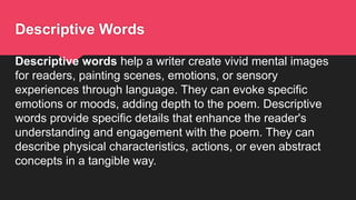 ENGLISH 7 POETRY: IMAGERY AND DESCRIPTION ppt.pptx