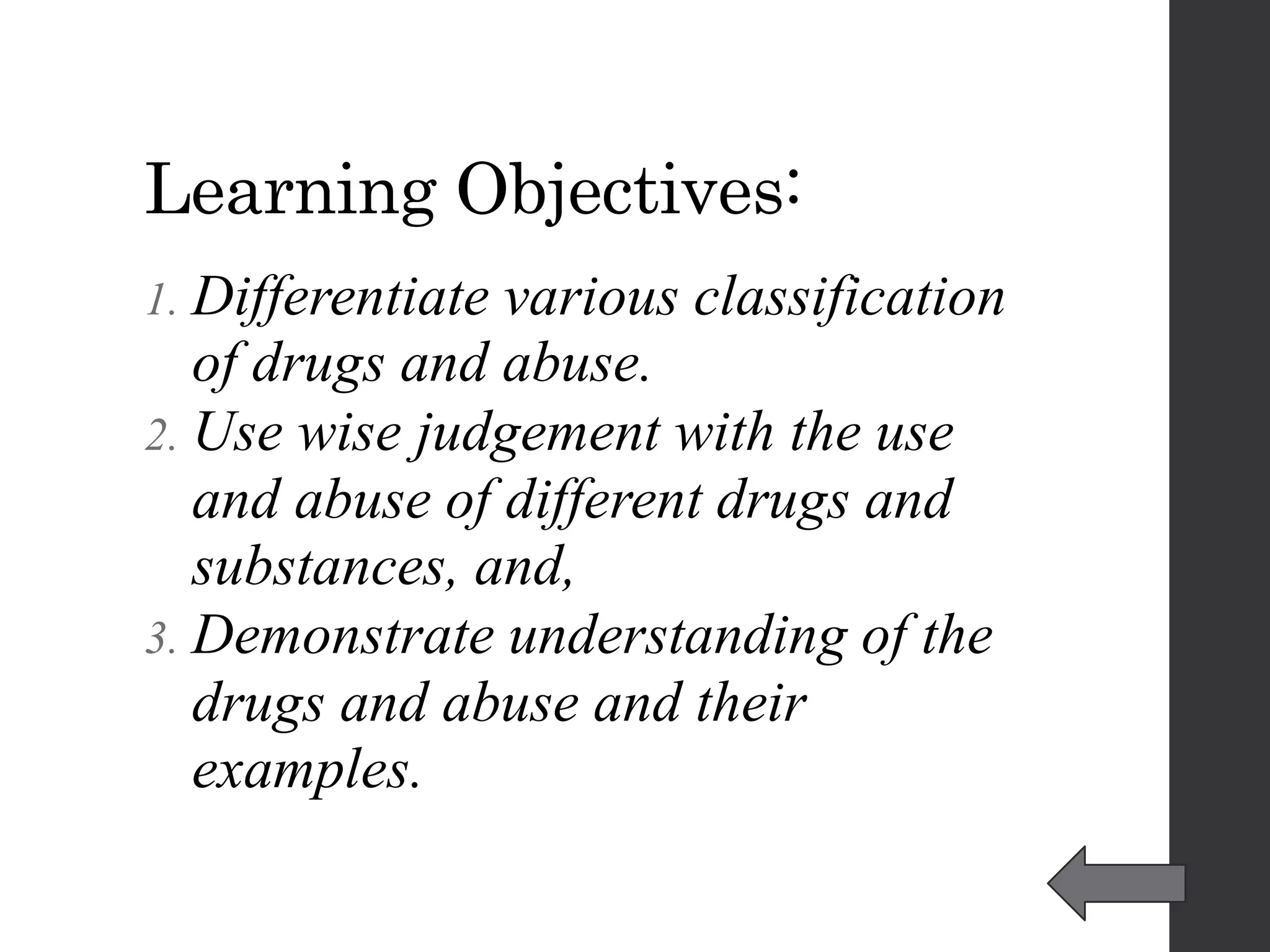 MAPEH9-Classifications-of-Drugs-and-Abuse.pptx