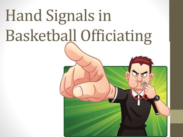 MAPEH9-Hand-Signals-in-Basketball-Officiating.pptx | Basketball | Sports