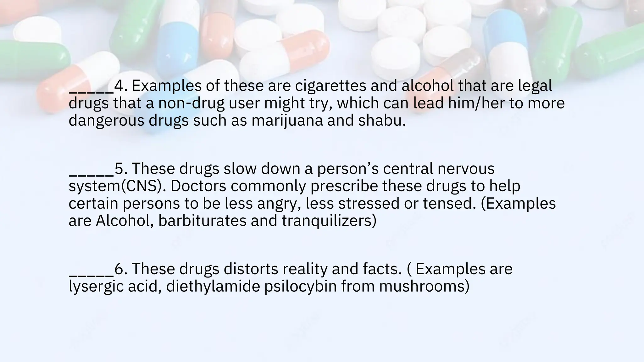 MAPEH 9 - Health - 2nd Q - Classifications of Drugs of Abuse.pdf
