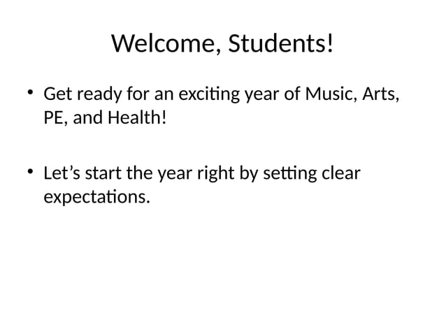 Classroom Rules Presentation for day 1 of school | PPT