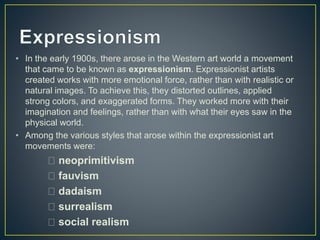 Mapeh expressionism | PPTX