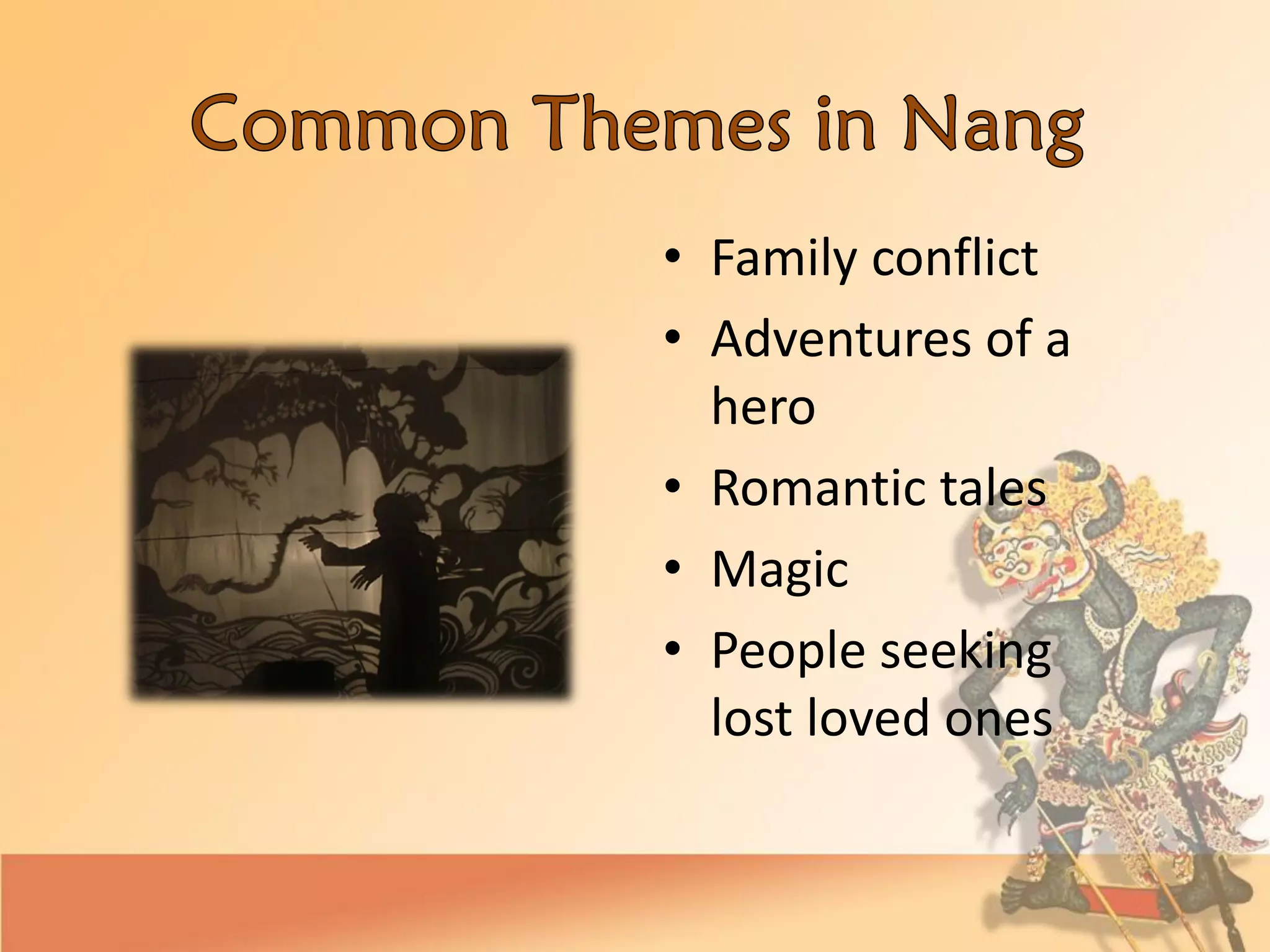 Nang Shadow Puppet - Mapeh Grade 8 Q4 | PDF