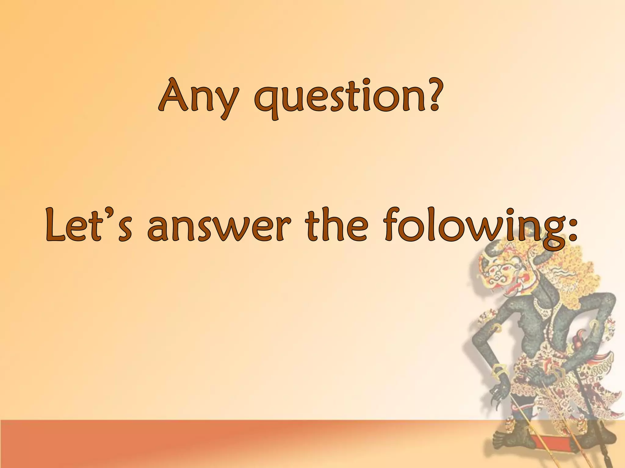 Nang Shadow Puppet - Mapeh Grade 8 Q4 | PDF