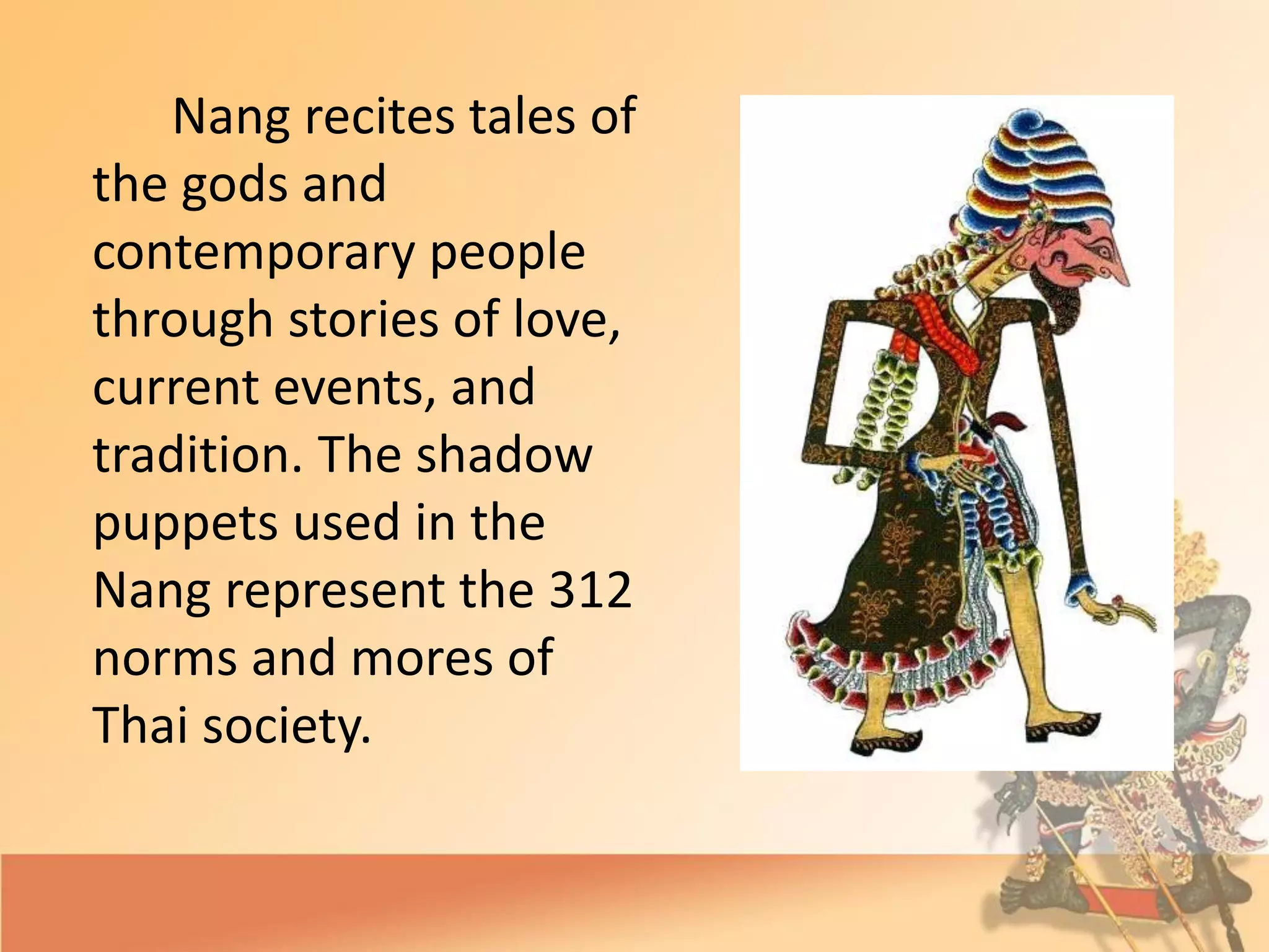 Nang Shadow Puppet - Mapeh Grade 8 Q4 | PDF