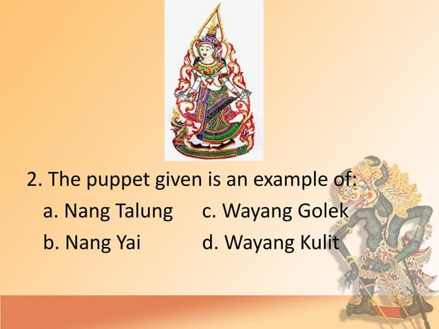 Nang Shadow Puppet - Mapeh Grade 8 Q4 | PDF